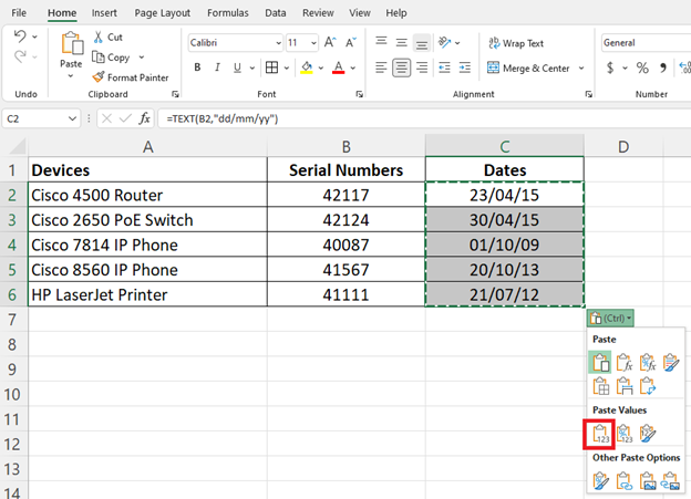 How To Convert Serial Numbers To Date In Excel 